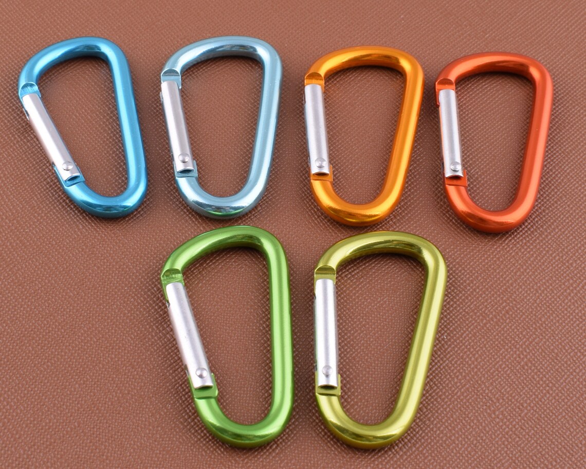 Aluminum Carabiner Key Ring38mm Blue/green/orange Carabiner - Etsy
