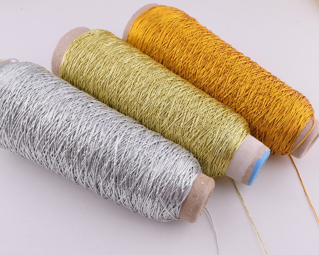 Elastic Stretch Cord,0.5 Mm Rubber Rope,shiny Gold Silver Jewelry ...