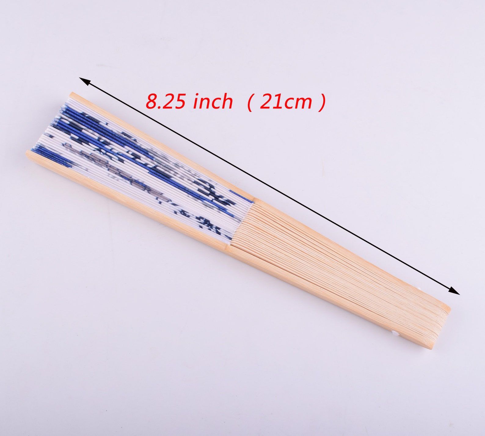 Hand Fans Chinese Silk Fans Blue and White Porcelain Style - Etsy