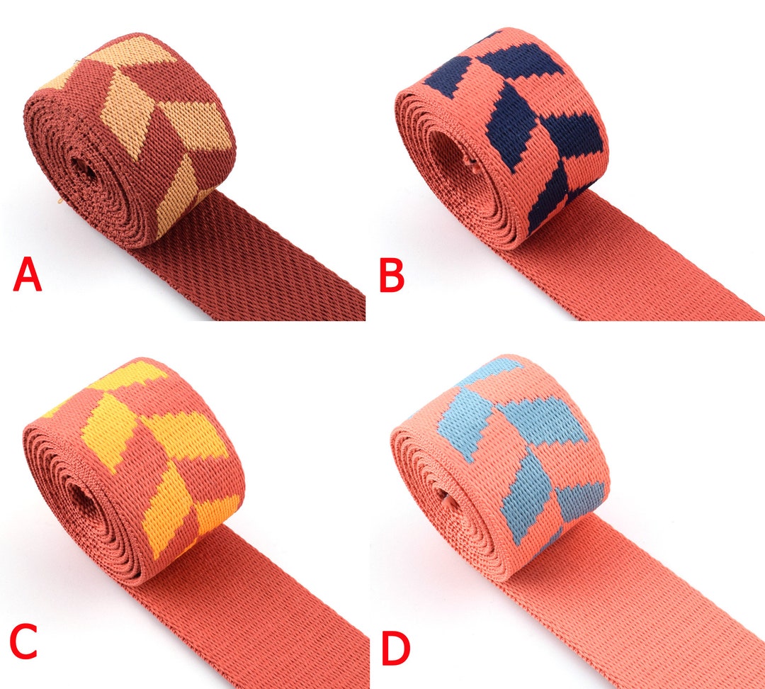 38mm Cotton Stripe Webbing,canvas Strap Webbing Bag Strap Fabric,1.5 ...