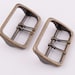 1.5'' Double Pin Buckle Bronze Belt Buckles,38mm Large Double Prong ...