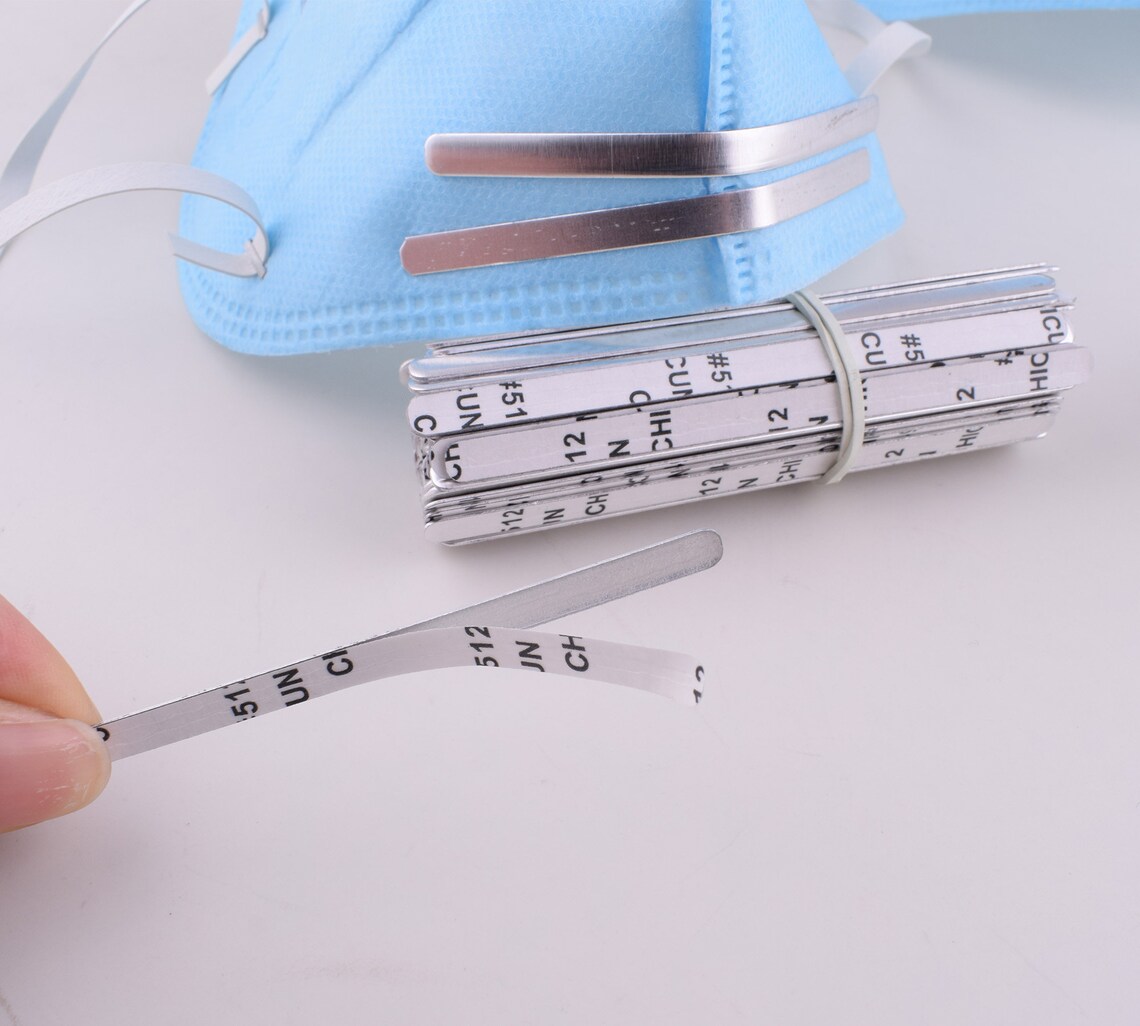 150pcs Nose Strip Bridge for Handmade Face Mask Diysilver | Etsy