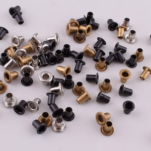 Mini Eyelet Grommet,2mm Hole Tiny Metal Grommets Small Silver/gold ...