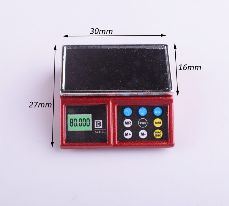 Miniature Electronic Scaleblue/red/white Scales Weight - Etsy