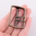 1.5'' Double Pin Buckle Bronze Belt Buckles,38mm Large Double Prong ...