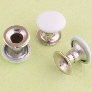 White Rivets Studs,single Cap Rivets Metal Rivets ,7mm*8mm Decorative ...