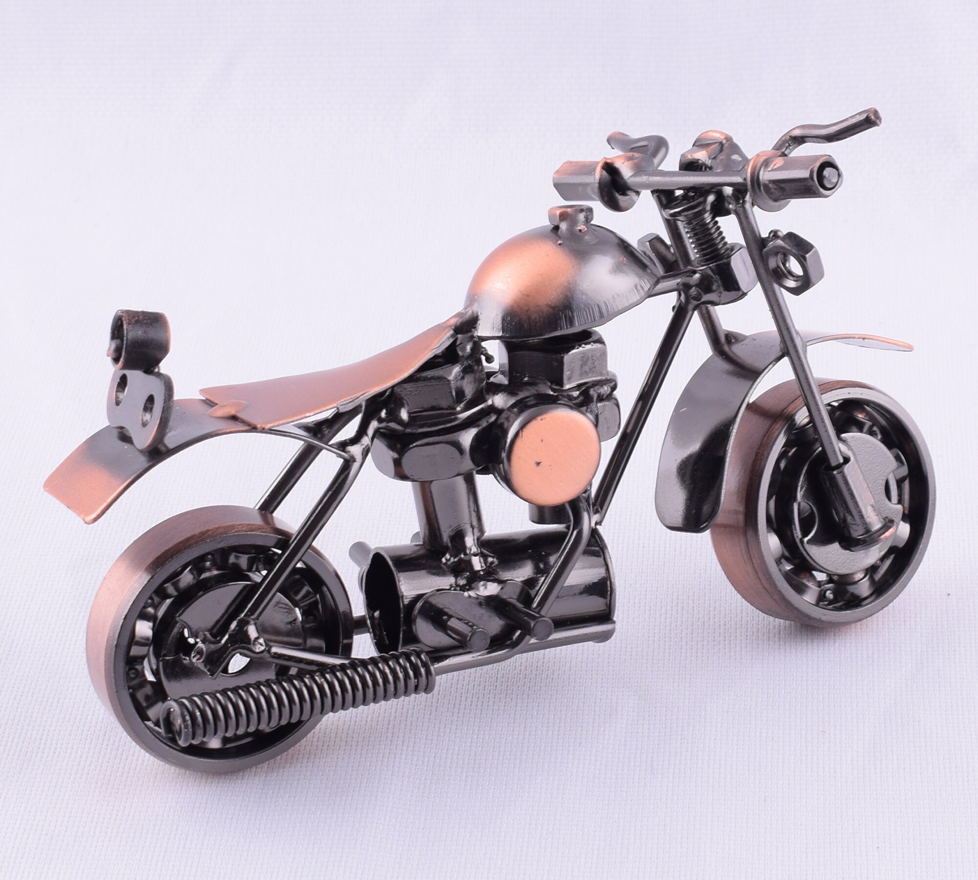 Vintage Motorcycle Modelironwork Motorbike Statue Motor | Etsy