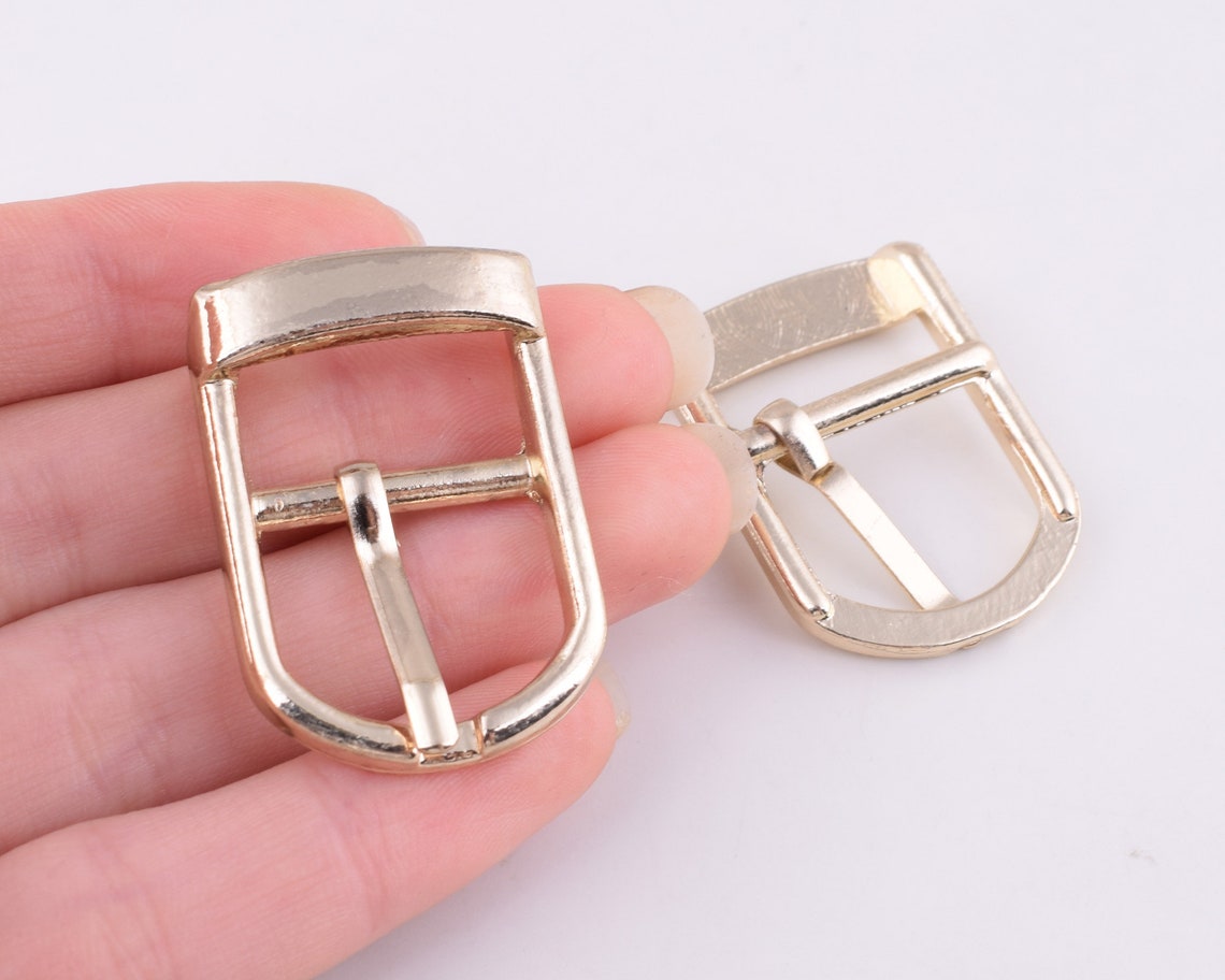 Light Gold Pin Buckles,20 Pcs 19mm 3/4'' Strap Fastener Belt Buckles ...