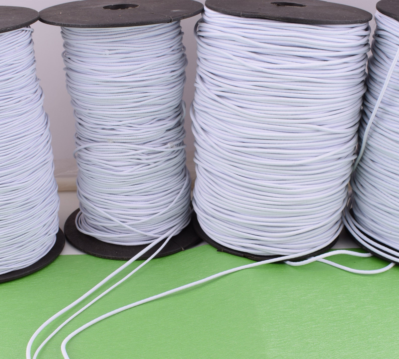 50 Yards White Elastic Cord1mm 1.5MM 2MM 2.5MM Round Elastic - Etsy