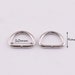 Silver D-rings,10mm Mini D Rings,metal Iron Small D Loop D Circles ...