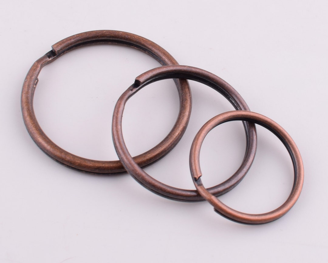 Round Key Rings,double Split Key Rings O Rings,20mm 25mm 30mm Antique ...
