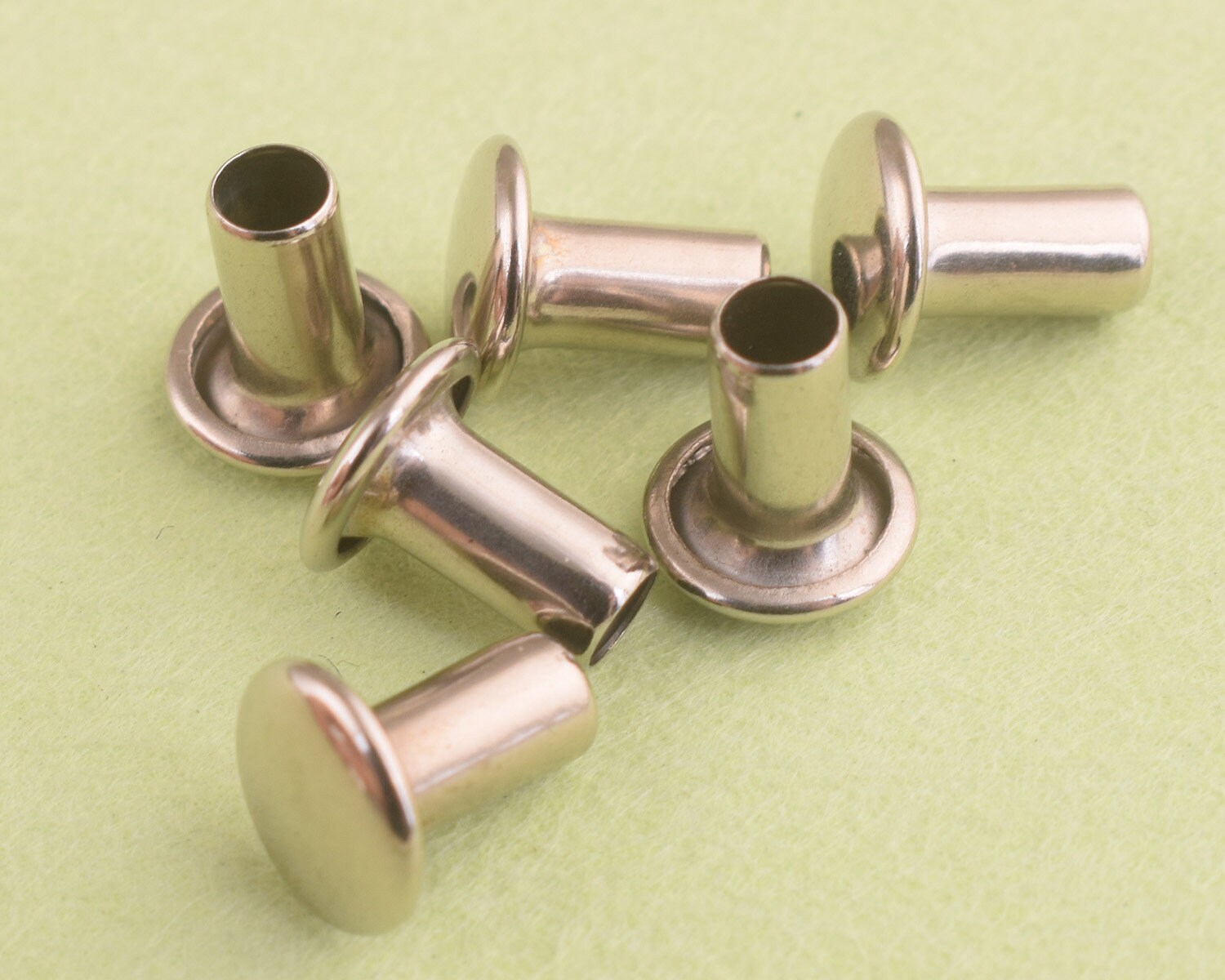 Long single rivets metal rapid rivets Button leatherworking | Etsy