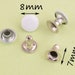White Rivets Studs,single Cap Rivets Metal Rivets ,7mm*8mm Decorative ...