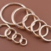 Spring Gate Ring Clasp,gold Round Push Gate Snap Hook,metal Spring O ...