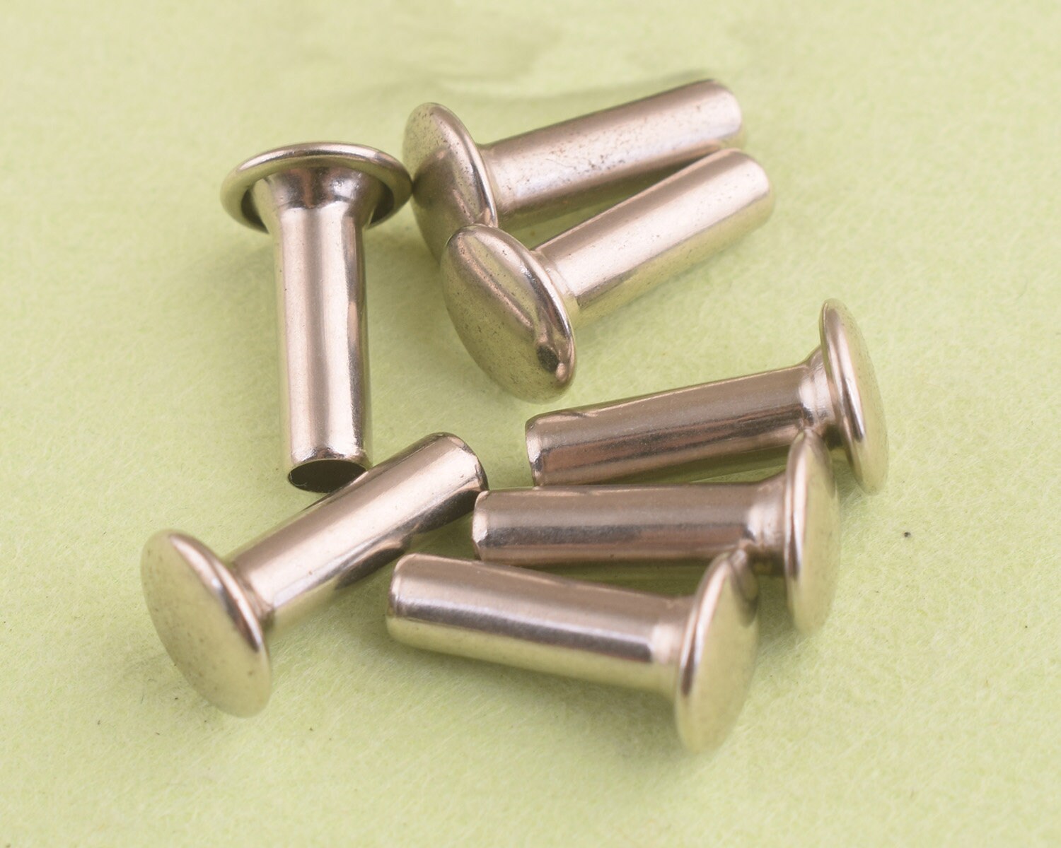 Long single rivets metal rapid rivets Button leatherworking | Etsy