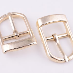 Light Gold Pin Buckles,20 Pcs 19mm 3/4'' Strap Fastener Belt Buckles ...