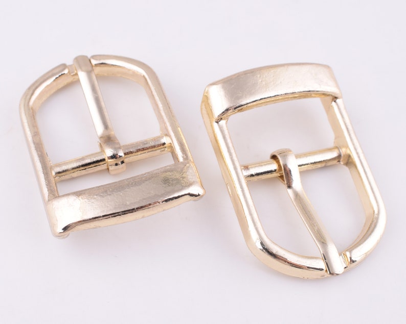 Light Gold Pin Buckles,20 Pcs 19mm 3/4'' Strap Fastener Belt Buckles ...
