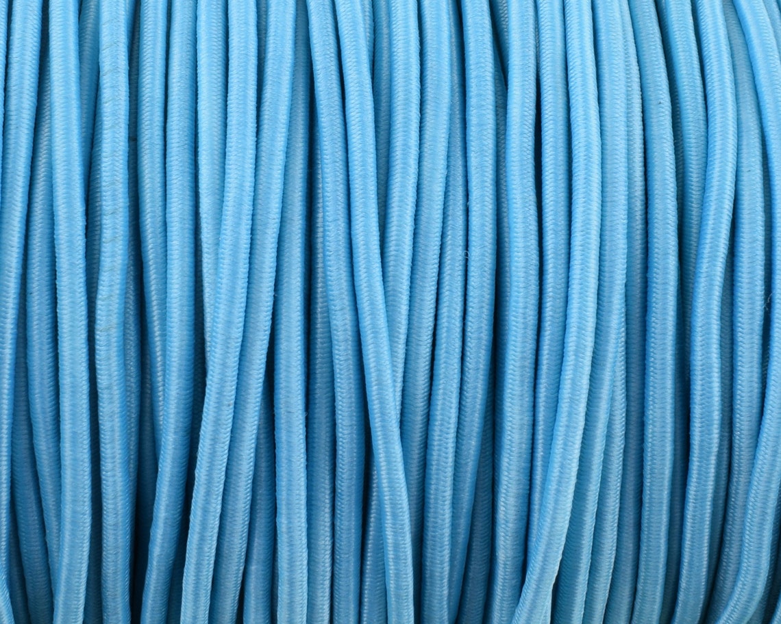 2.5mm Blue Elastic Cord10 Yards Round Elastic Draw Cord - Etsy