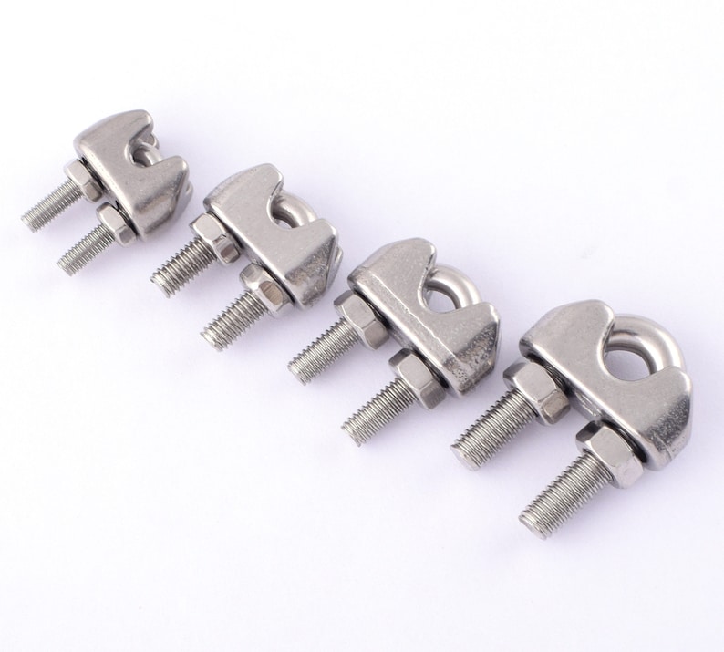 Wire Rope Cable Clamp 304 Stainless Steel Wire Rope - Etsy