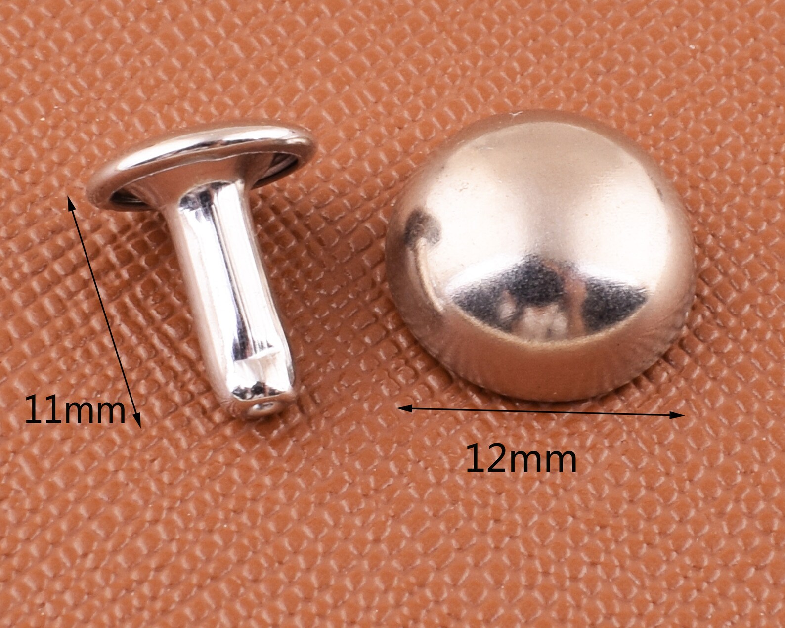 Rivet50 Sets Silver Round Rivet Studs Metal Rivets1211mm - Etsy