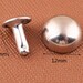 Rivet,50 Sets Silver Round Rivet Studs Metal Rivets,12*11mm Double Cap ...