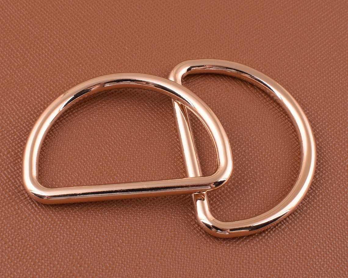 6 pcs Light Gold D Ring1 1/238mm Metal D-Ring d loop | Etsy