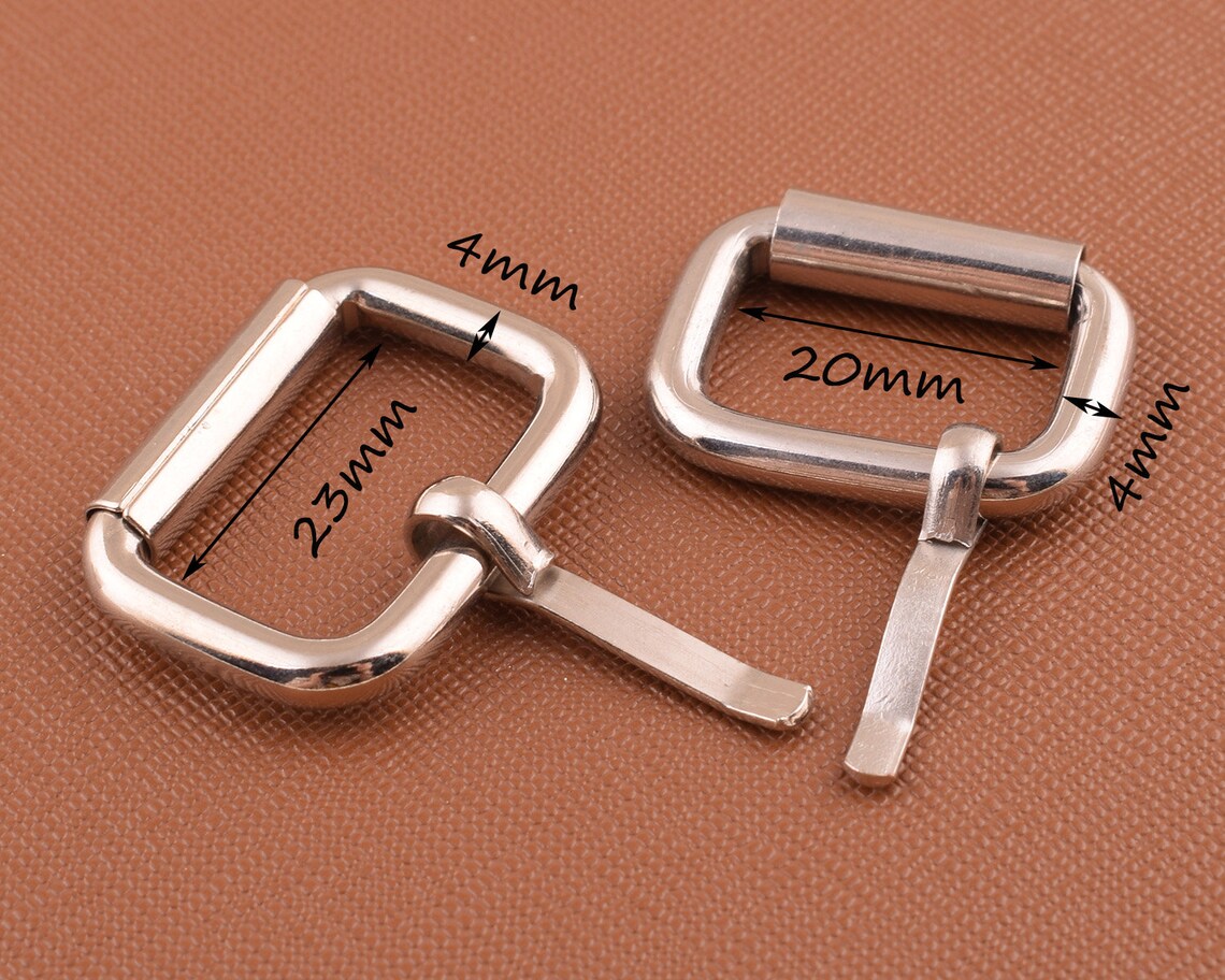 2 Sizes Metal Silver Buckles Adjustable Buckle Strap Buckles | Etsy