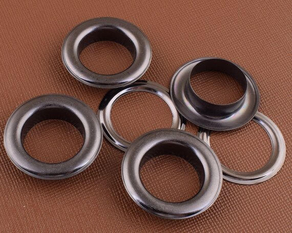 Black round Eyelets1828mm Eyelets grommet with washerLarge | Etsy