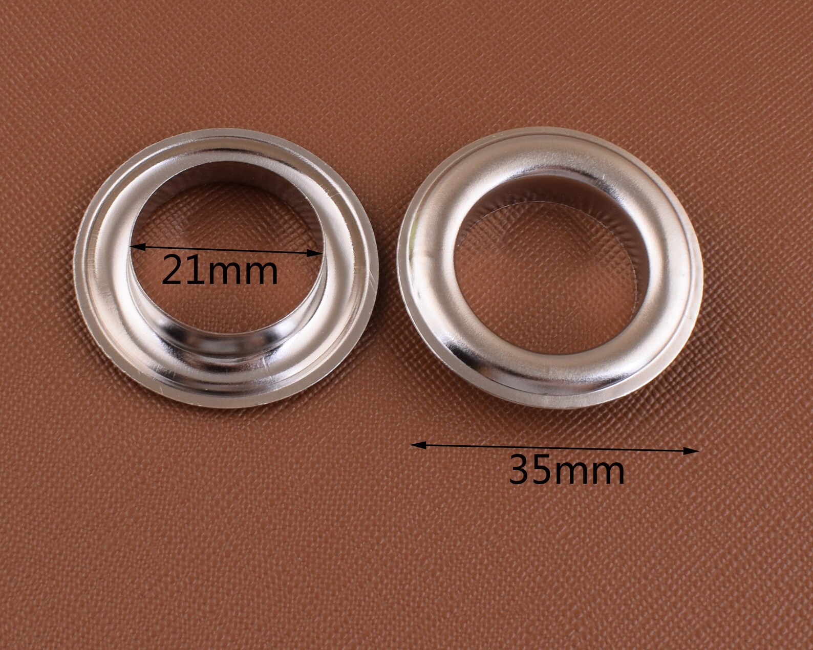 Silver round Eyelets2135mm Large hole Eyelets grommet with | Etsy