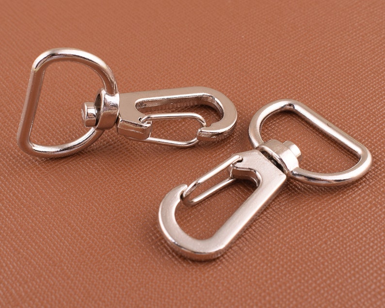 Swivel Clasps Silver Key Ring Metal Key Chain Swivel Snap Hook - Etsy