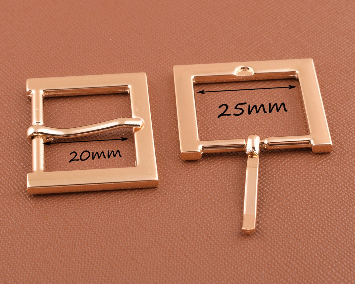 1 Inch Adjust Pin Buckle Light Gold Metal Buckles Belt Buckles - Etsy