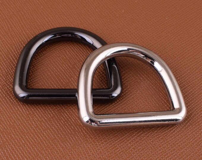 2 Pcs D Rings/matt Gunmental D Ring/non Welded D Rings /25mm(0.98 ...