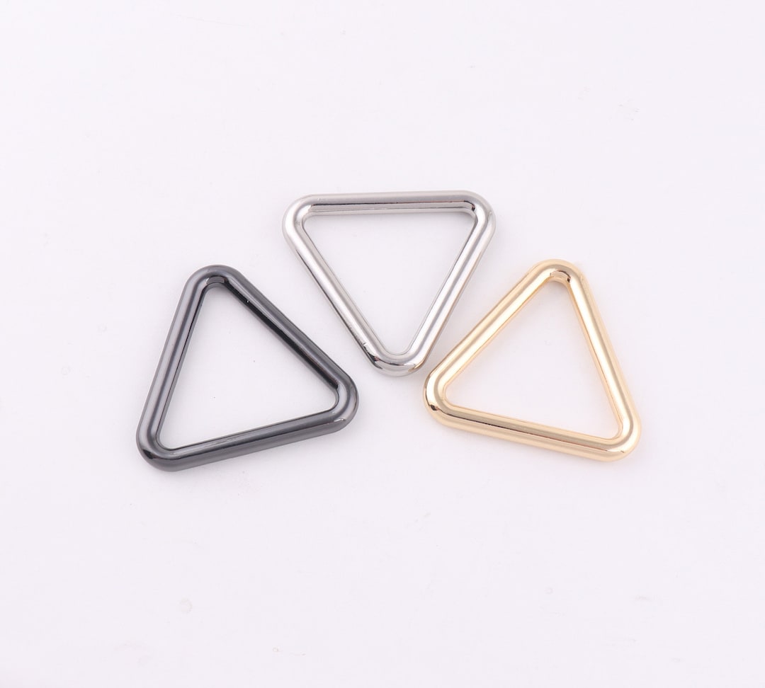 Metal Triangle Ring Buckle 1 1/2'' Adjustable Belt Buckle 38mm ...