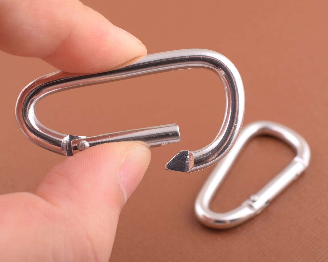 White Key Ring Key Chain Aluminum Carabiner Special Gift for | Etsy