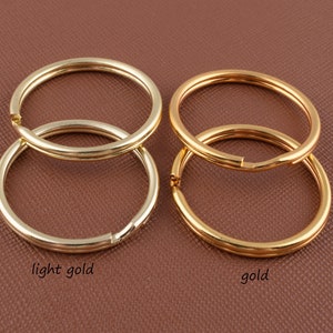 Split Key Rings,30mm Eight Colors Round Keychain Rings Double Split ...