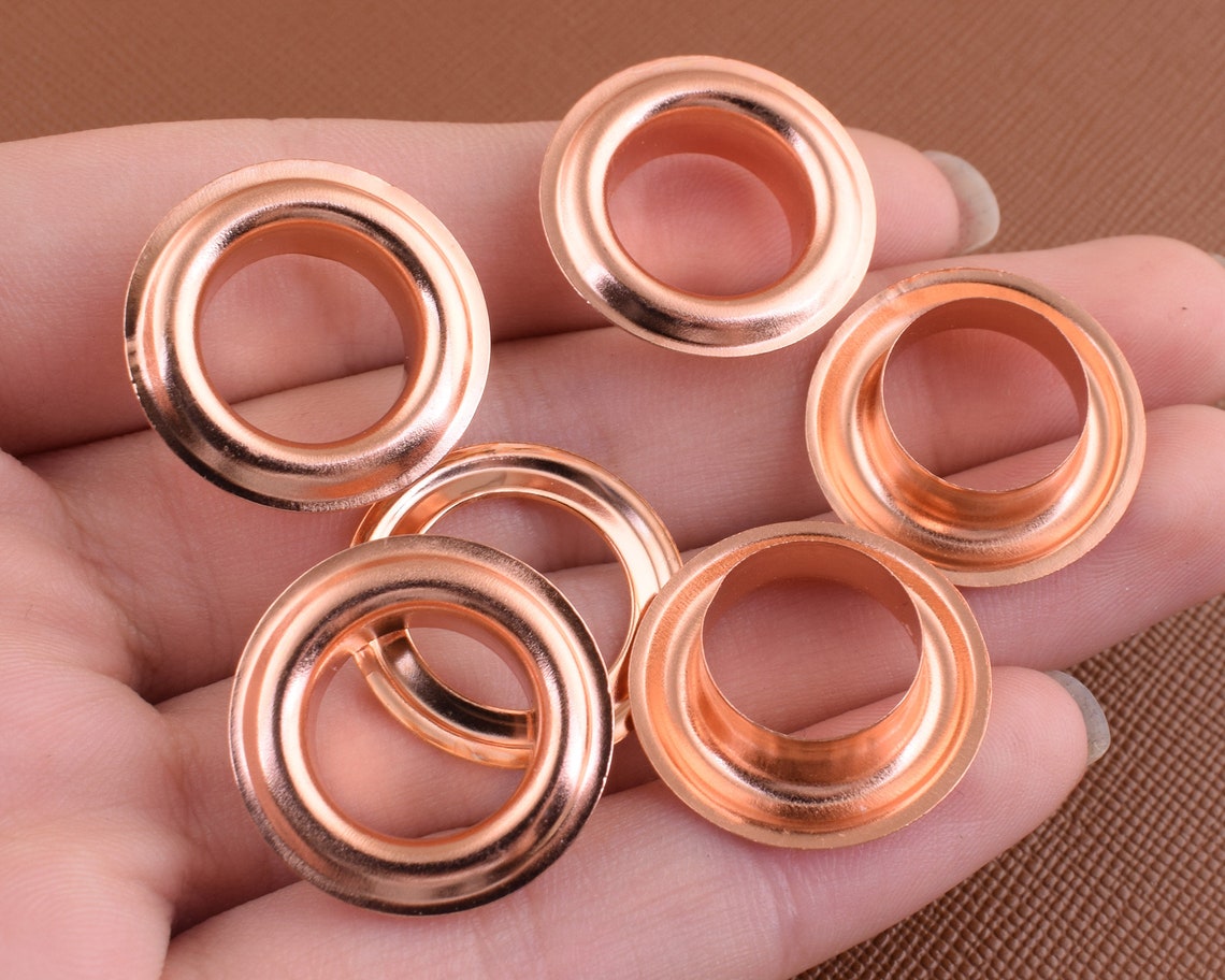 Rose Gold Eyelets1220mm Large Hole Round Eyelets Grommet - Etsy