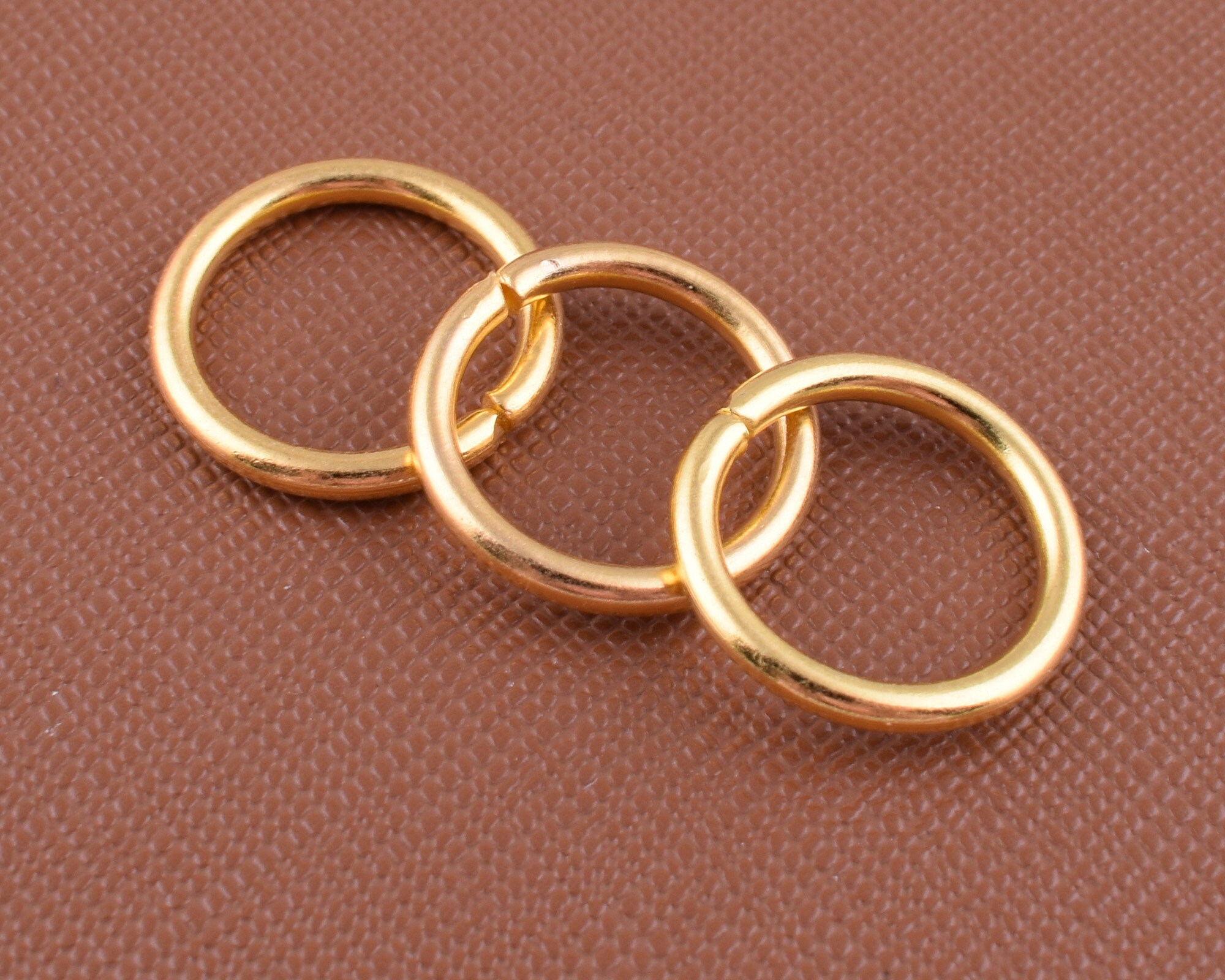 Metal O anillos oro O-rings,1/2''(13mm) pequeños anillos redondos de ...