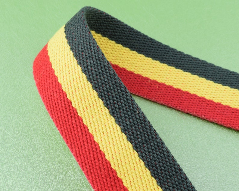 38mm Stripes Webbing1.5'' Flag Woven Tape Ribbonred - Etsy