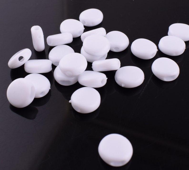 Face Mask Rope Silicone Clipblack/white Round Elastic Cord - Etsy