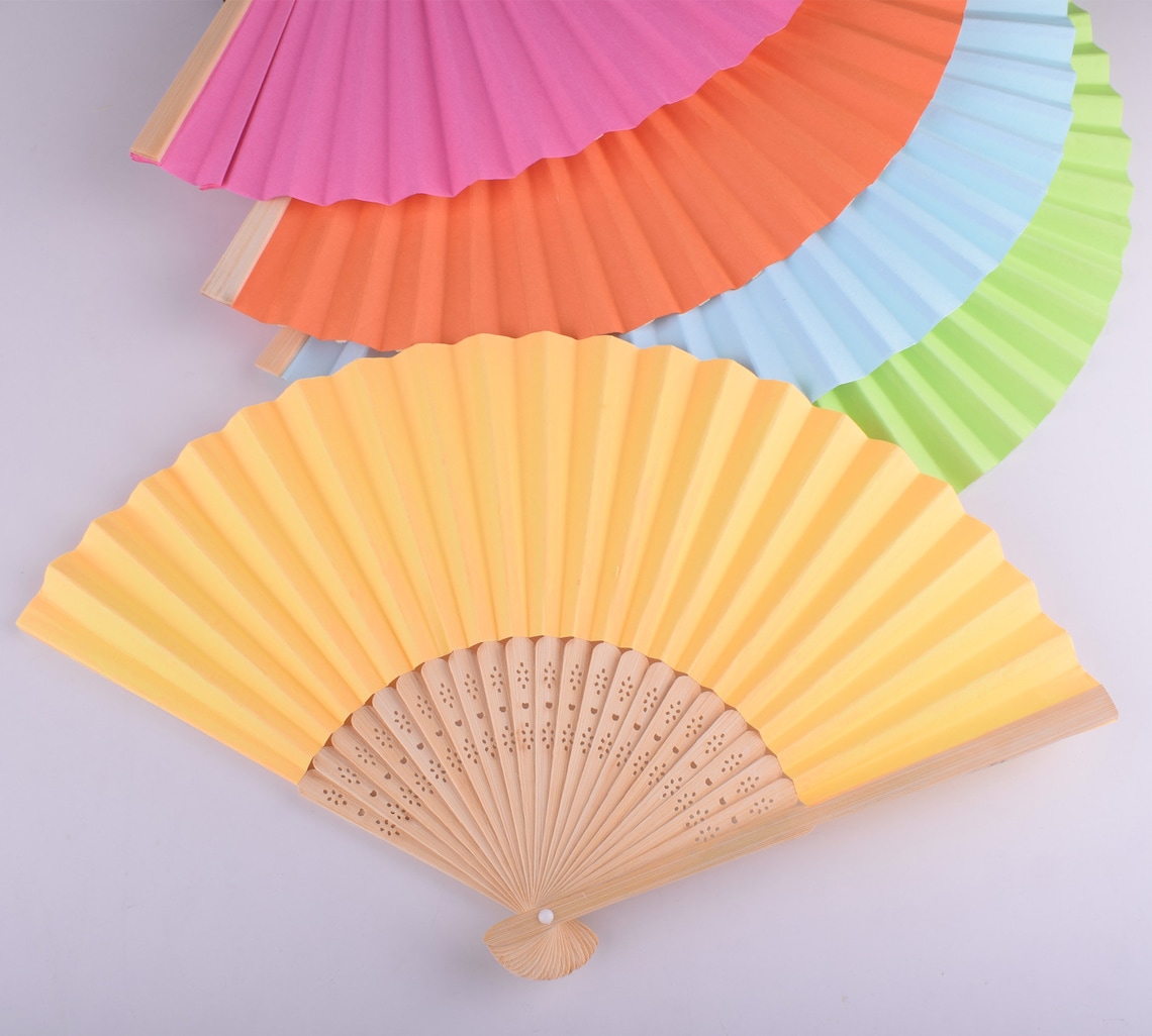 Hand Fans Chinese Paper Fans Bamboo Folding Fans for - Etsy