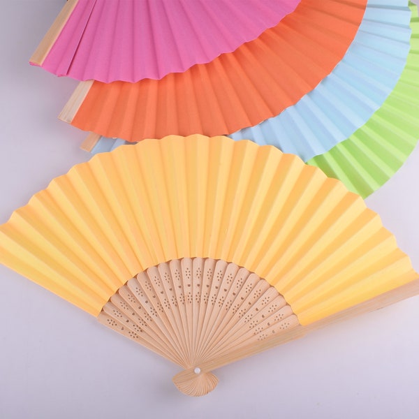 Paper Folding Fan - Etsy