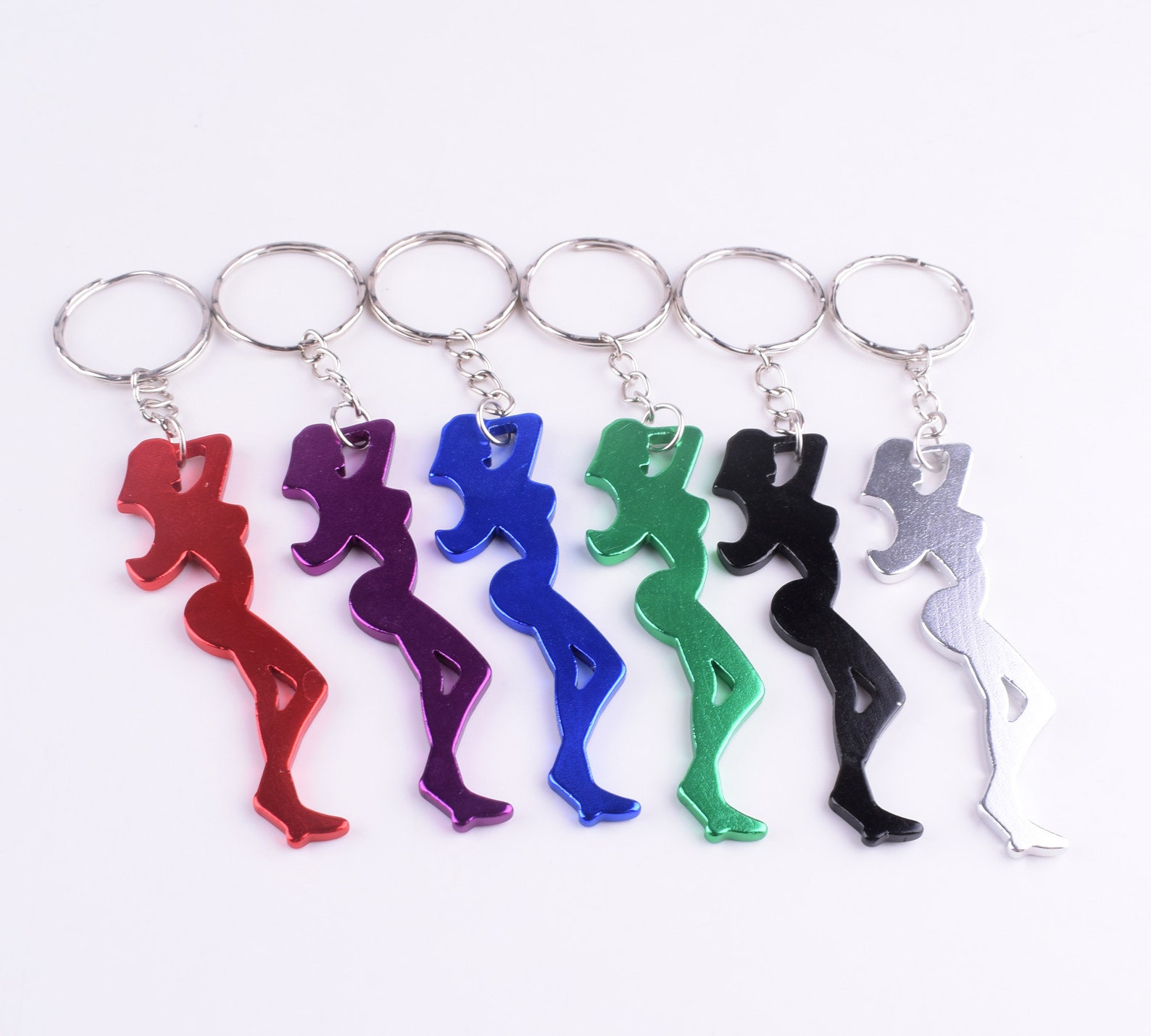 Keychains Bottle Openersexy Girl Shape Charm Metal Aluminum - Etsy