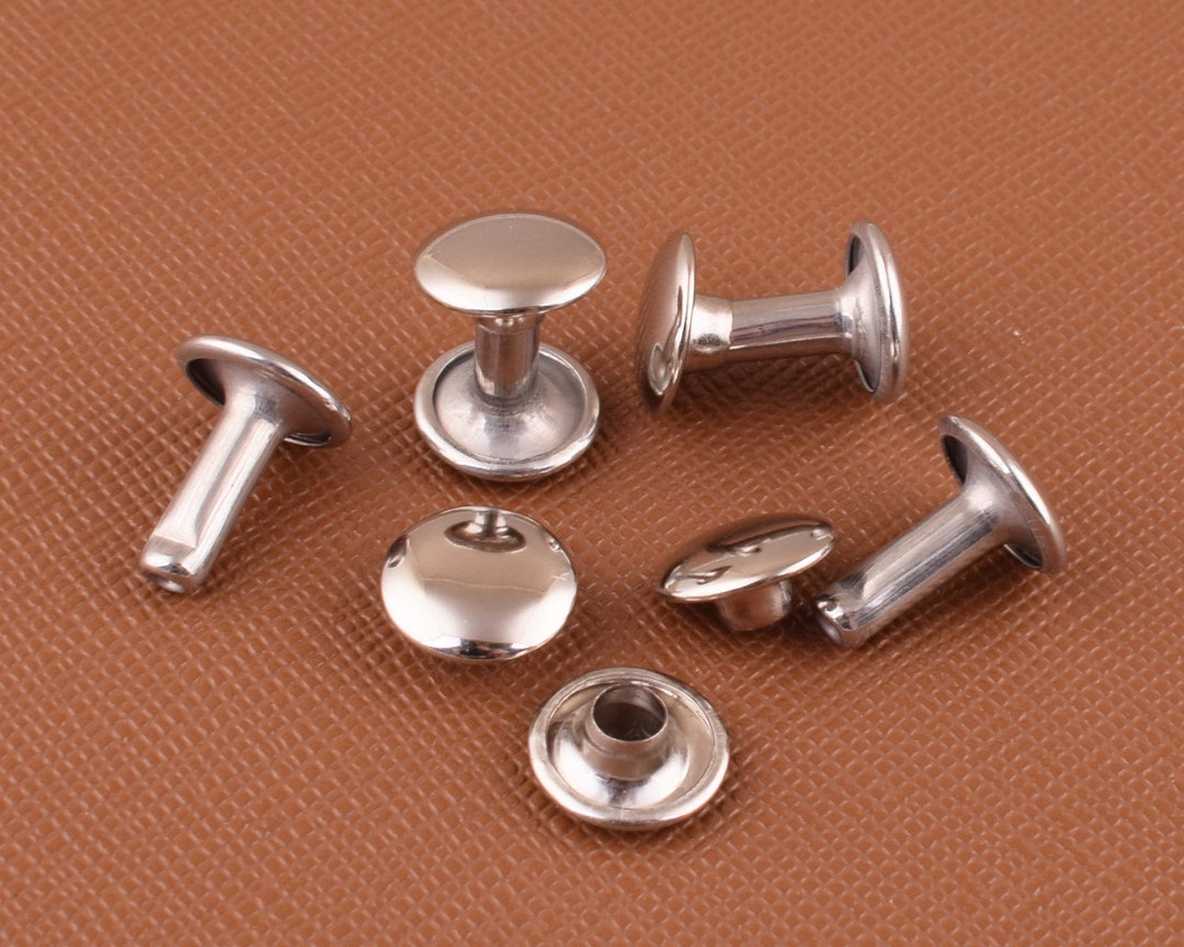 9*12mm Silver Double Cap Rivets,metal Round Rivet Studs,rapid Rivets ...