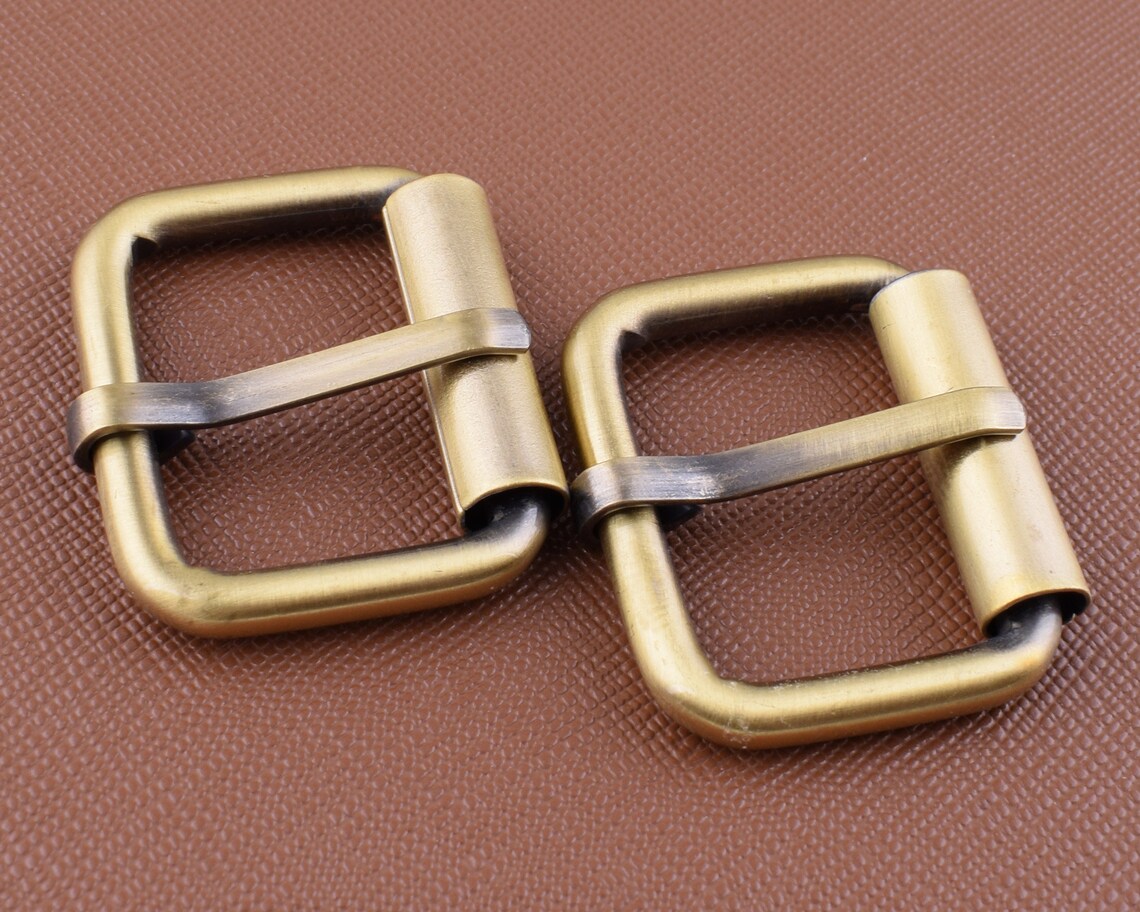 1 Inch Antique gold belt buckles25mm Rectangular Strap | Etsy