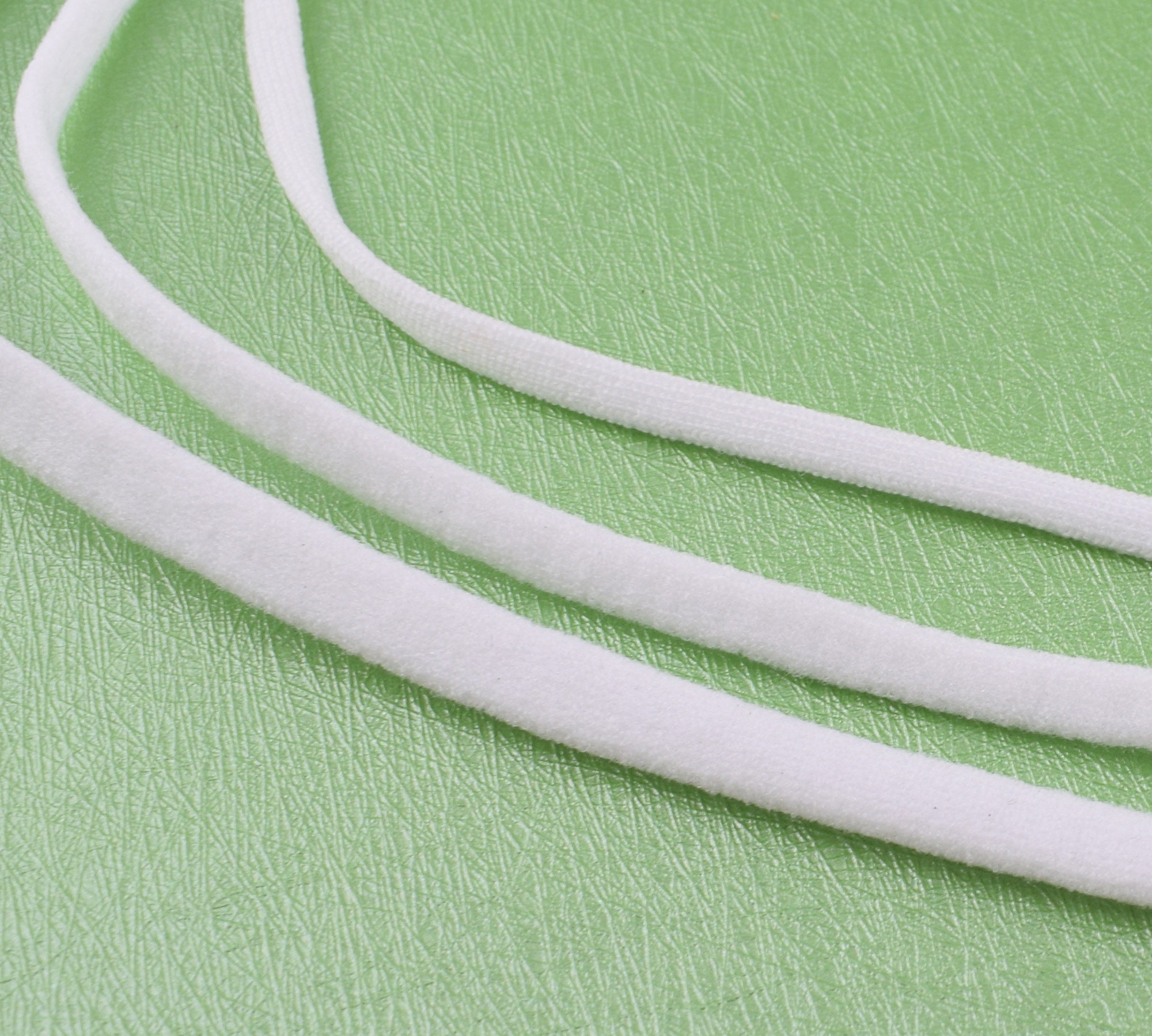 White Elastic Cord Elastic Rope for Sewing Flat Soft Trim - Etsy UK