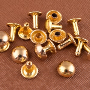 50 Sets Gold Metal Rivets,10mm Rapid Rivets,decorative Rivets for ...