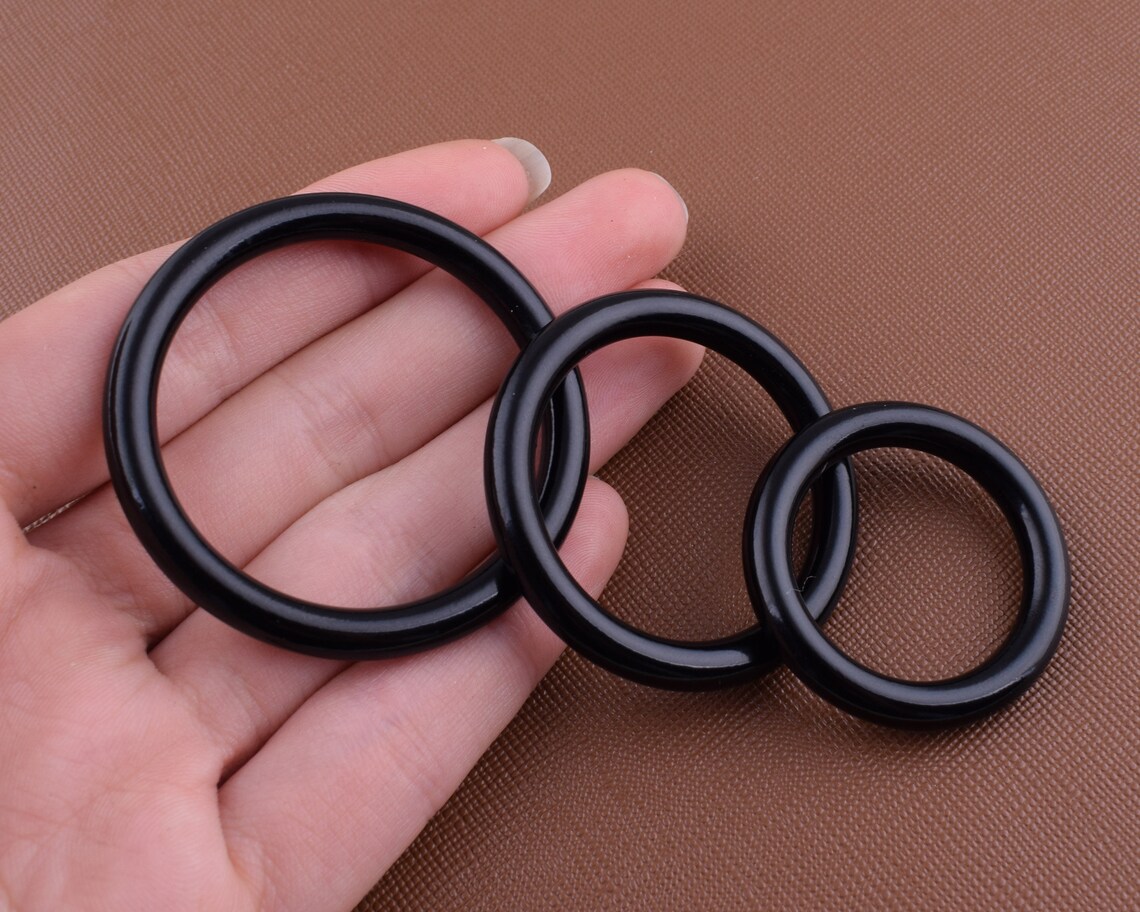 Black O-ringsround Ring Buckles38mm 32mm 25mm Non Welded | Etsy