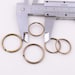 Metal Round Key O Rings,bronze Double Split Key Rings,20mm 25mm 30mm ...