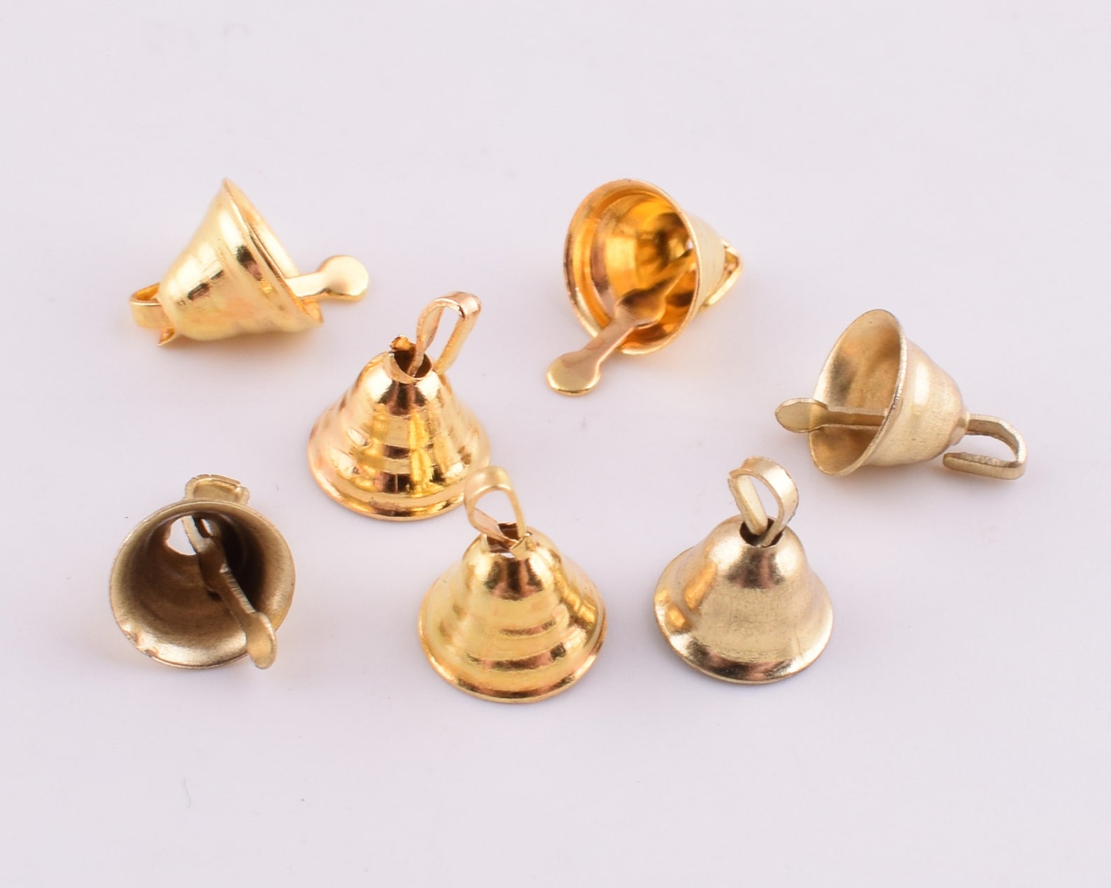 Mini Jingle Bell Charms Gold Small Decoration Bells 7mm Metal - Etsy Sweden