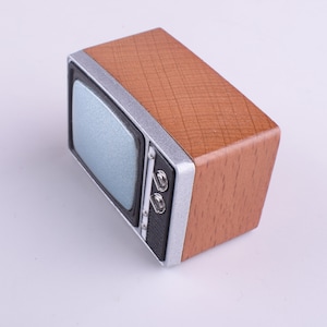 Dollhouse Miniature Tv,mini Vintage Television,french Provincial ...